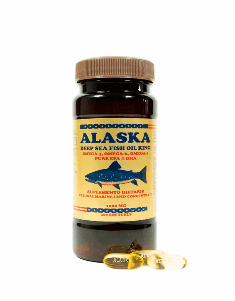 ALASKA - Deep Sea Fish Oil King Omega 3, 6 & 9 - 100 cápsulas - TIENDA ...