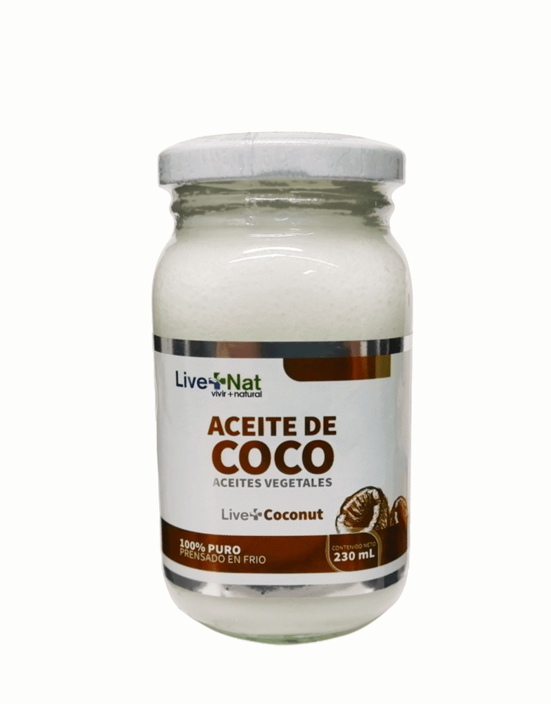 Aceite de Coco 100% 230ml - Live-Nat - TIENDA NATURISTA ...