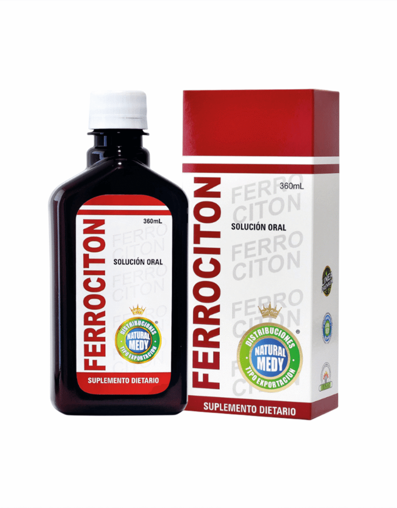 Ferrociton Jarabe 360 ml - Natural Medy - TIENDA NATURISTA ...
