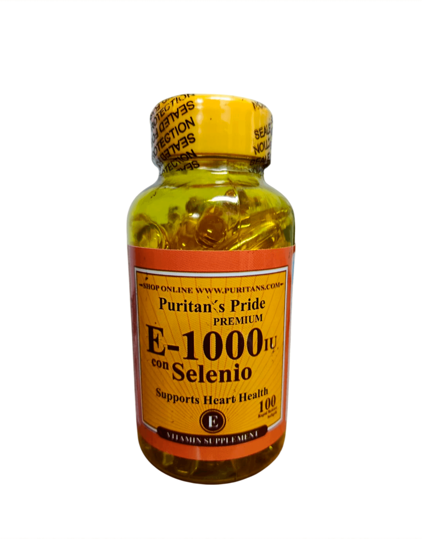 Vitamina E 1000IU con Selenio x100 cápsulas - Puritan´s Pride - TIENDA ...
