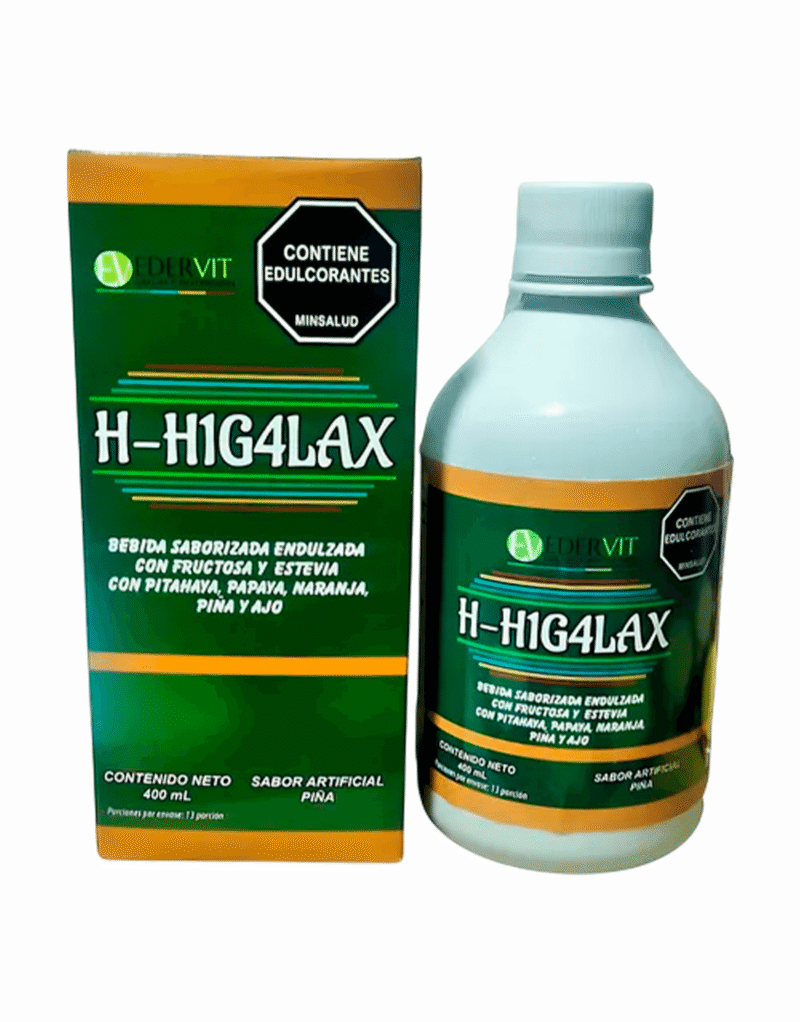 Higalax Jarabe 400ml Purgante - Edervit - TIENDA NATURISTA ...