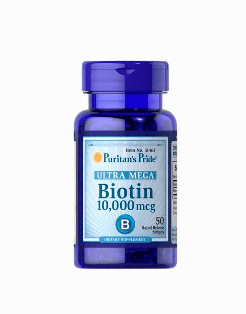 Ultra Mega Biotina 10000mcg x100 softgels - Puritan´s Pride - TIENDA ...