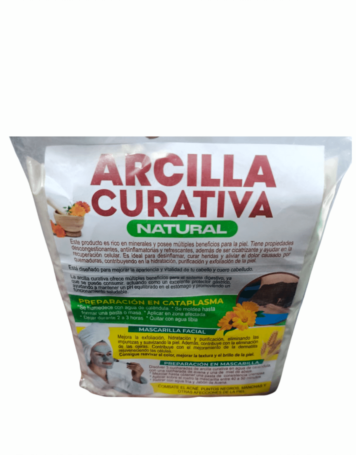 Arcilla Curativa Natural - TIENDA NATURISTA | Distribuidores en Colombia