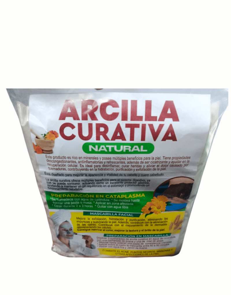Arcilla Curativa Natural - TIENDA NATURISTA | Distribuidores en Colombia