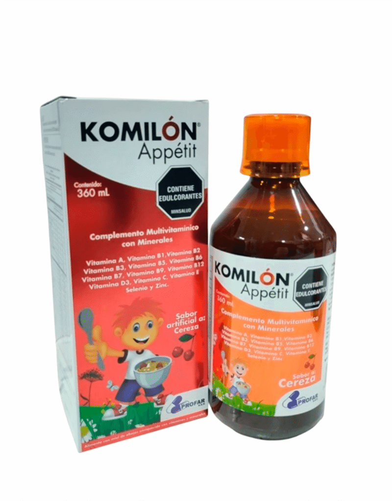 Komilon Appetite Jarabe Frasco X 360 Ml Sabor Cereza - Profar - TIENDA ...